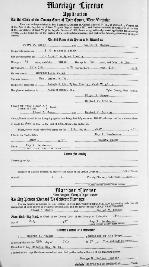 Edward Benjamin Dotson - Rachel Virginia Fleming