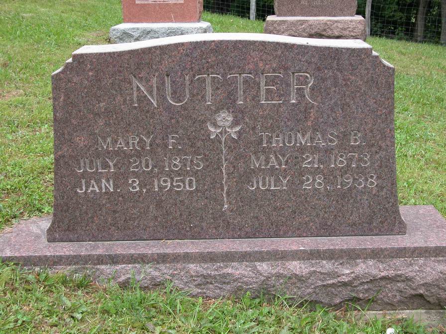 Thomas Boyd Nutter - Mary Frances Fleming