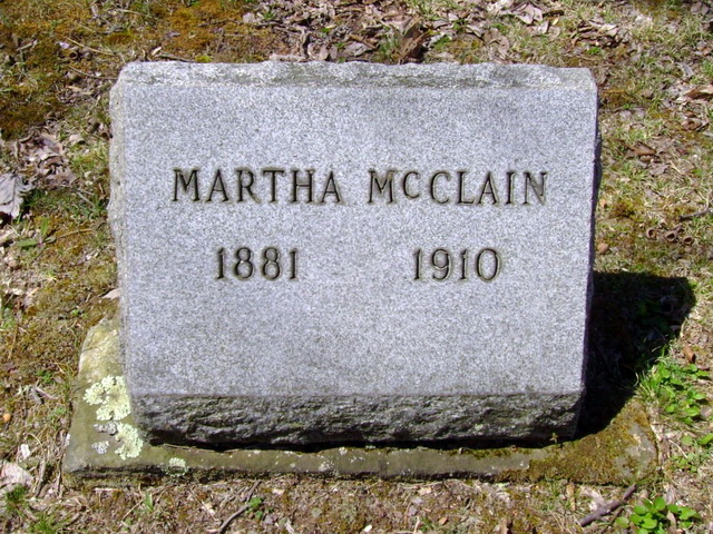 Omar V. McClain - Martha A. "Mattie" Cox