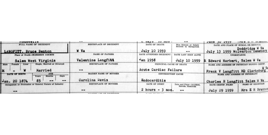 Bruce Benton Langfitt - Ada Marion Jones
