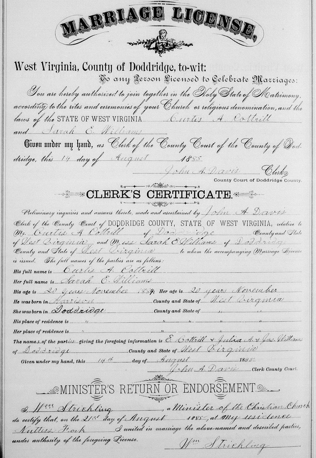 Curtis Adelbert Cottrill - Anna Mae Hill